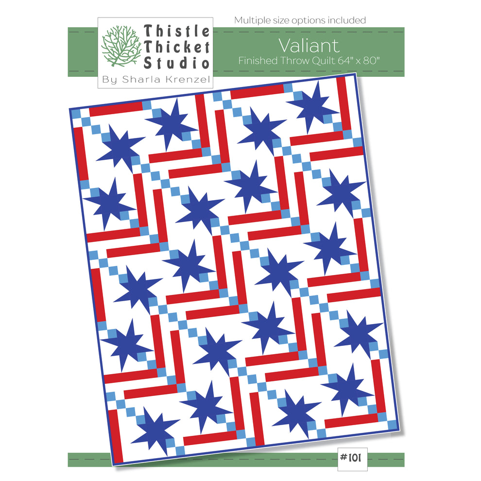 Valiant Digital Quilt Pattern – Thistle Thicket Studio